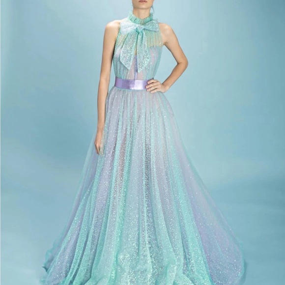 Teuta Matoshi | Dresses | Stunning Glinda Ish Teuta Matoshi Aqua ...